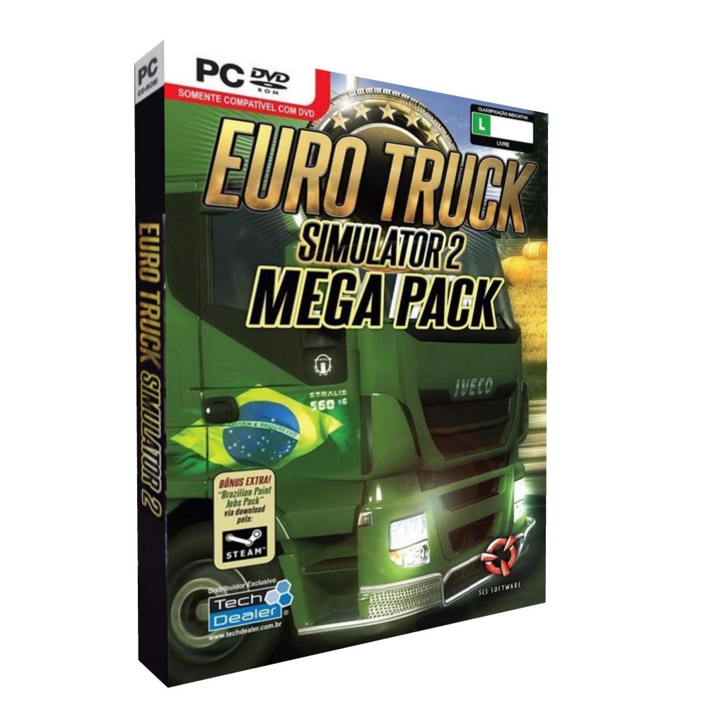PC - Euro Truck Simulator 2 - Jogo Simulação de Caminhão / Brasil +DLC ...