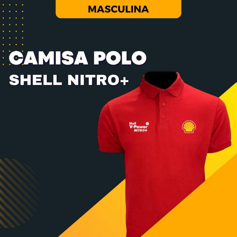 Camisa Polo Shell Nitro Masculina | Shopee Brasil