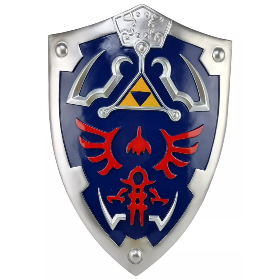 Escudo Zelda Link Grande MEDIEVAL Tamanho Real Cosplay FANTASIA ANIME ...