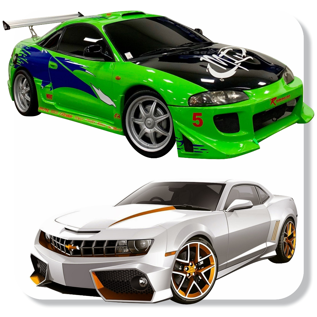 Kit 20 Adesivos Carros Tunados Velozes Hot CarsFuriosos Decoração ...