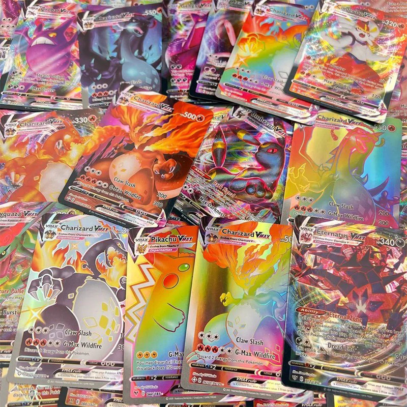 Novidade - Cartas VMAX Pokemon em Português TCG Trading Card Game ...