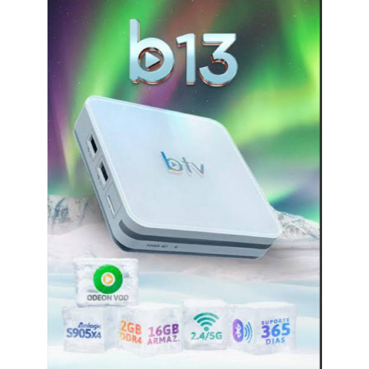 Receptor BTV 13 ORIGINAL Controle Remoto | Shopee Brasil