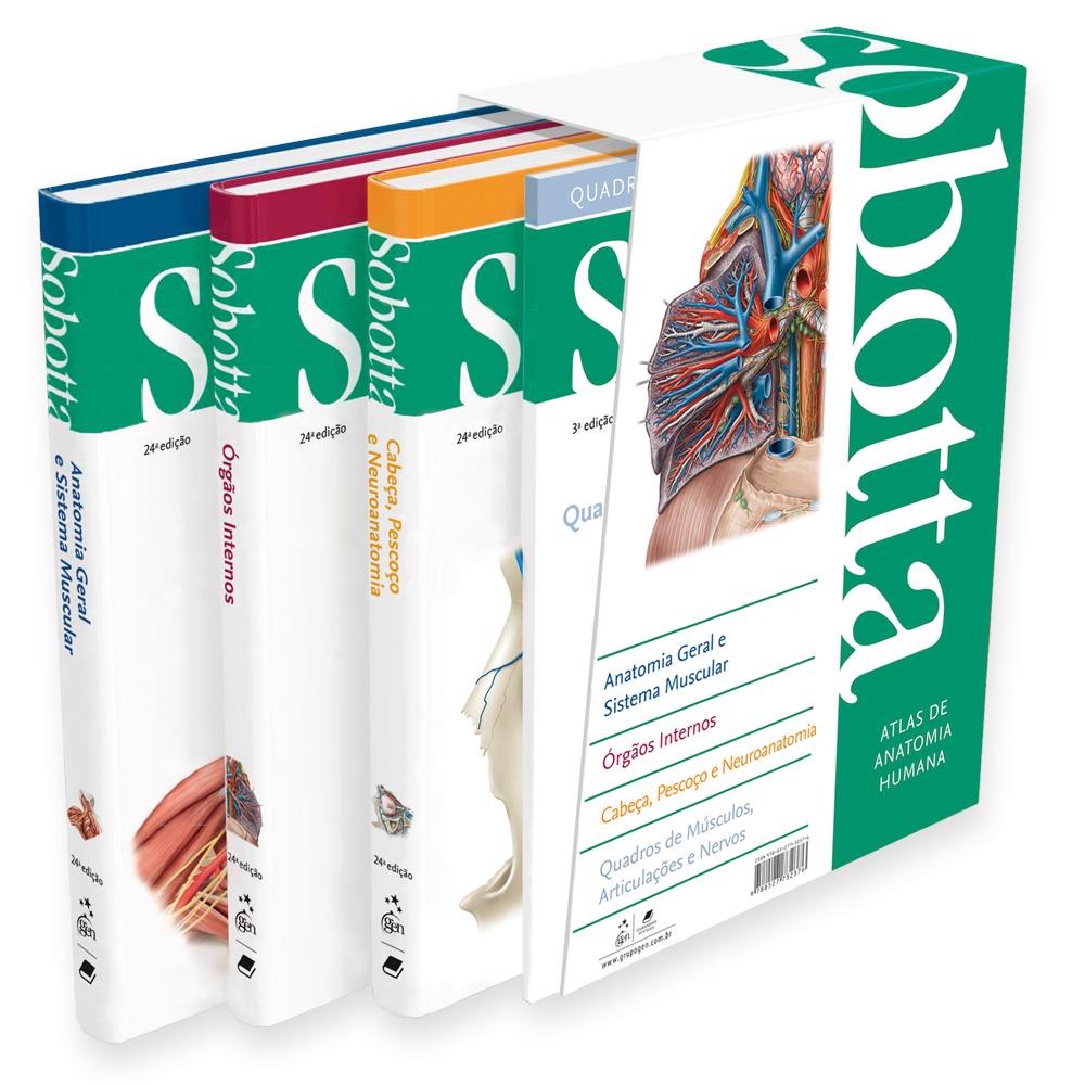 Sobotta Atlas de Anatomia Humana - 3 Volumes - Ed 24 | Shopee Brasil