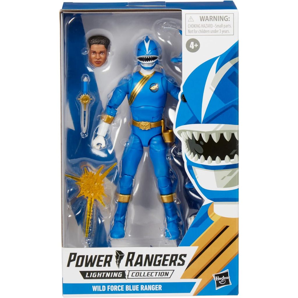 Power Ranger Azul Wild Force - Lightning Collection - Hasbro | Shopee ...