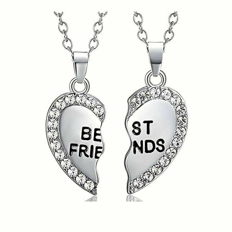 Colar Best Friends Melhores amigas Colar Brilhante | Shopee Brasil
