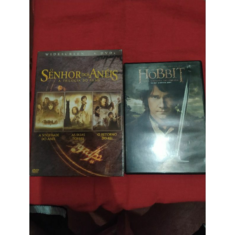 DVD Box Senhor dos Aneis + O Hobbit - Uma Jornada Inesperada | Shopee Brasil