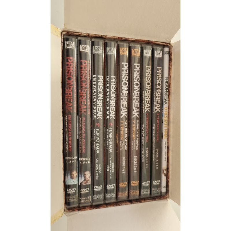 DVD Prision Break (original) | Shopee Brasil