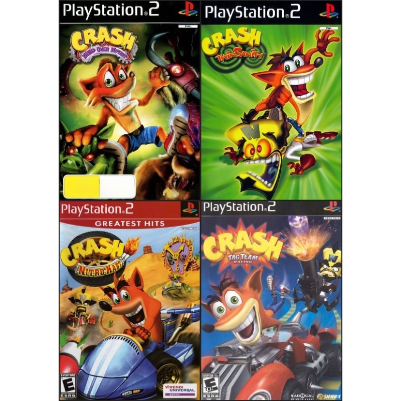 coleção 4 jogos crash ps2 | Shopee Brasil