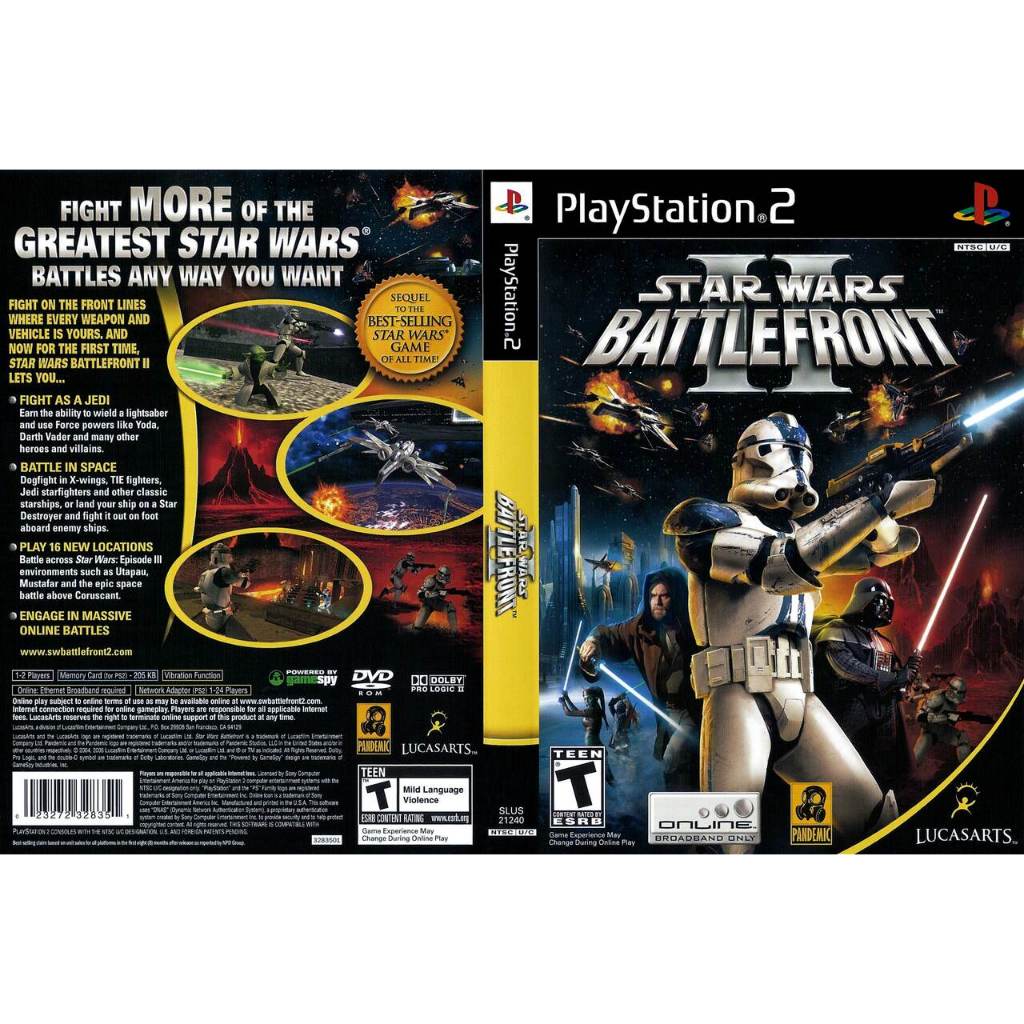 Star Wars: Battlefront 2 para Play 2 com capa | Shopee Brasil
