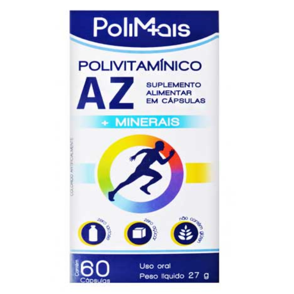Suplemento Polivitamínico A-Z Polimais 60 Capsulas | Shopee Brasil