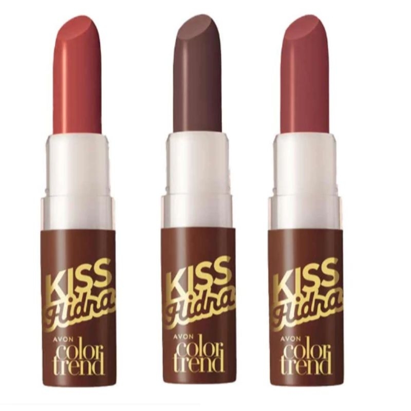 Batom Color Trend Kiss Hidra Coleção Chocolate Avon | Shopee Brasil