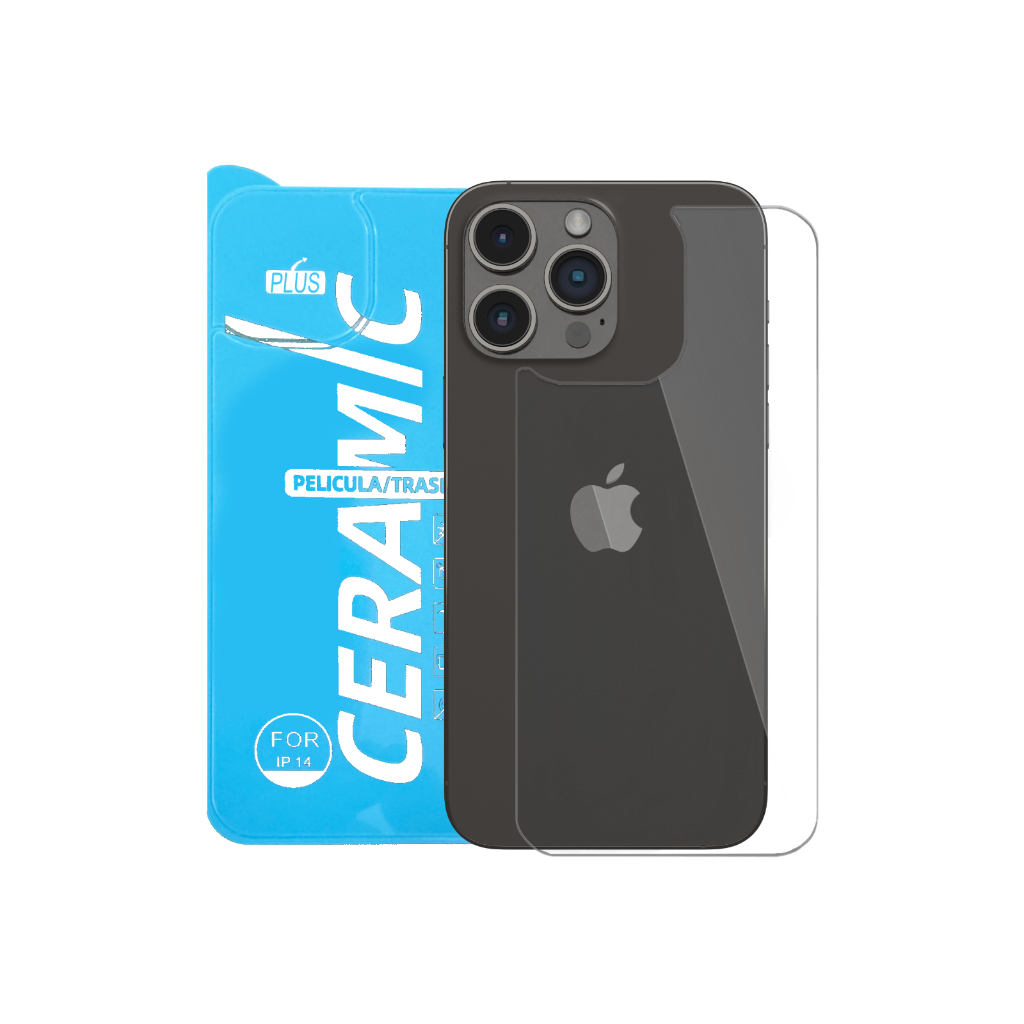 Pelicula Para Ceramica iphone Gel Traseira Flexivel 3D/9D 11 12 13 14 15 Pro max 7P 8P XS XR ...