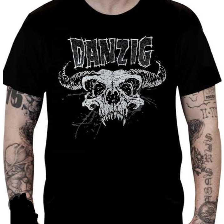 camiseta de Rock Danzig Camisa unissex de Banda Punk Heavy Metal ...