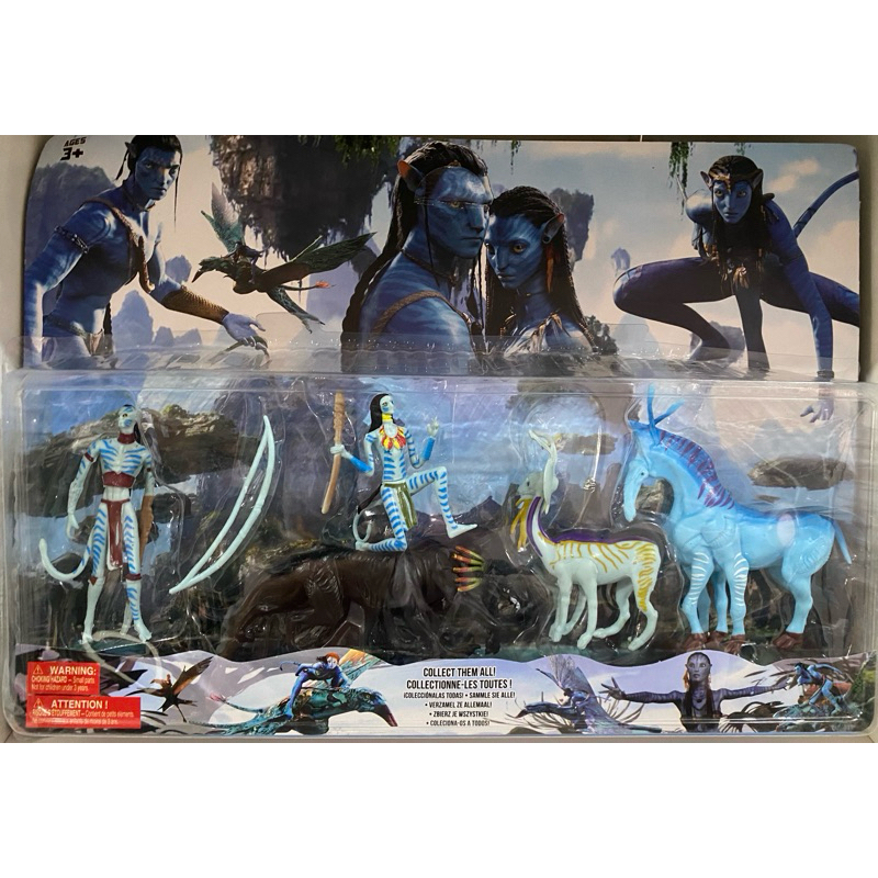 Kit Cartelado Bonecos Avatar Jake Sully Avatar 15 cm C/ 04 Figuras Ação ...