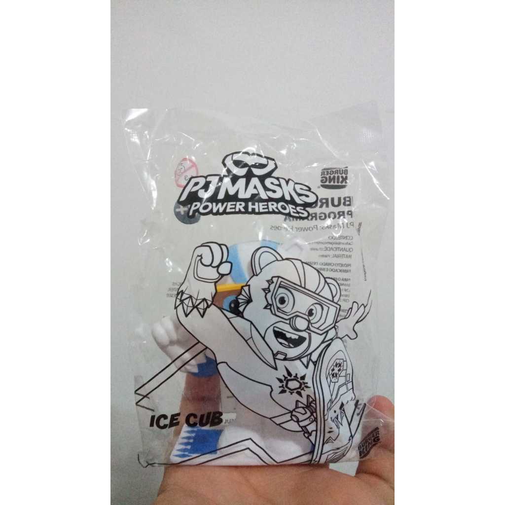 Boneco ice cub pj masks burger king | Shopee Brasil