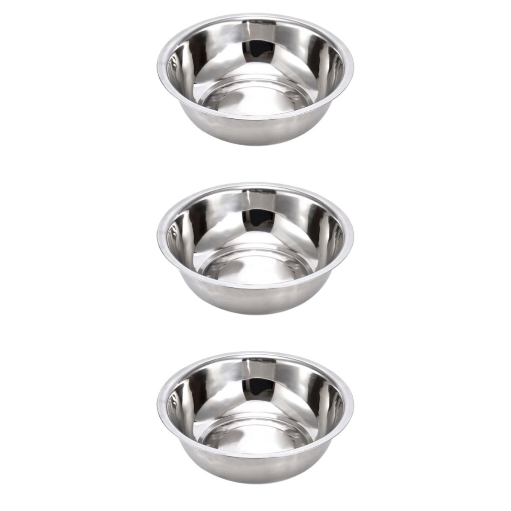 Kit Tigela bowl inox culinário multiuso profissional cozinha 15cm 17cm ...