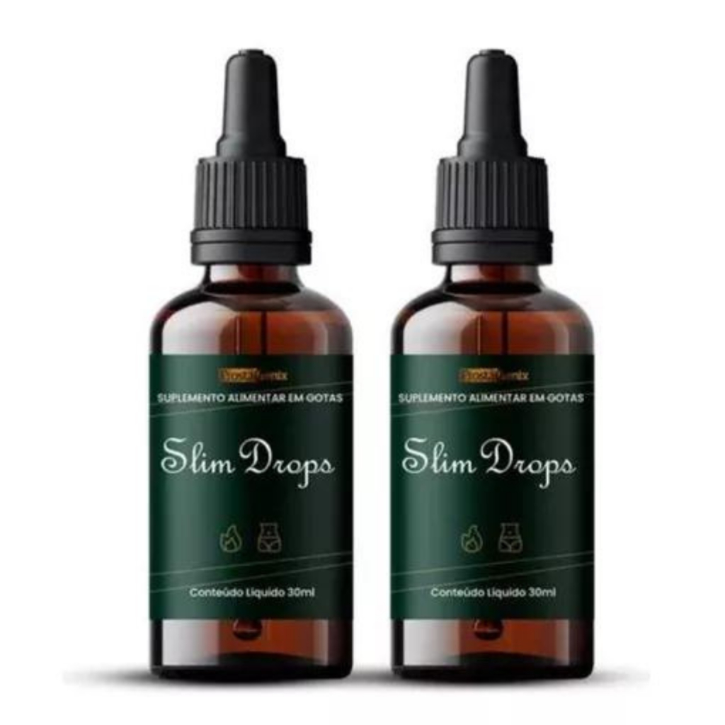 2 Frasco Slim Drops 30ml Suplemento Alimentar Natural Queima Gordura Localizada | Shopee Brasil