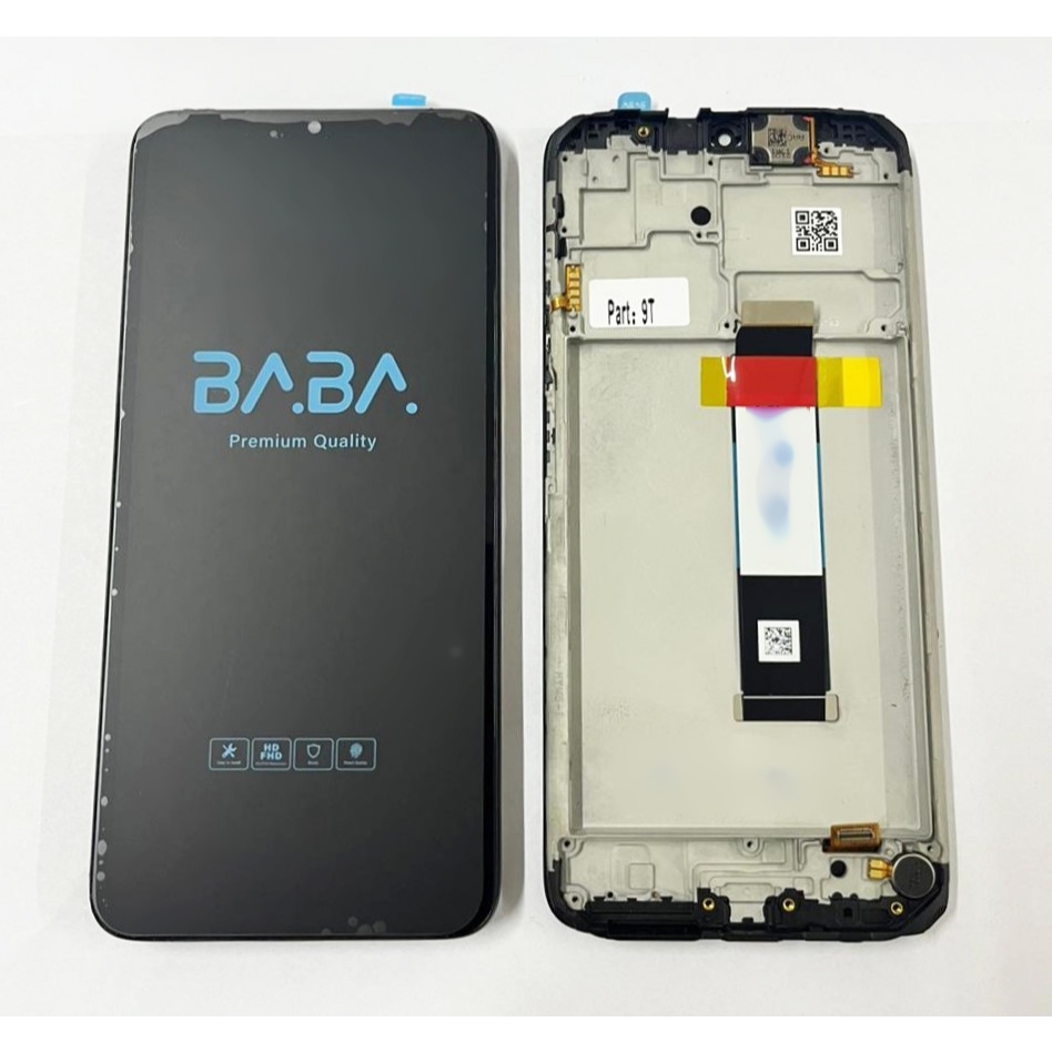 Frontal Tela Display Touch Redmi 9T / Poco M3 Original PREMIUM Vivid Color C/ Aro, Flex Volume ...