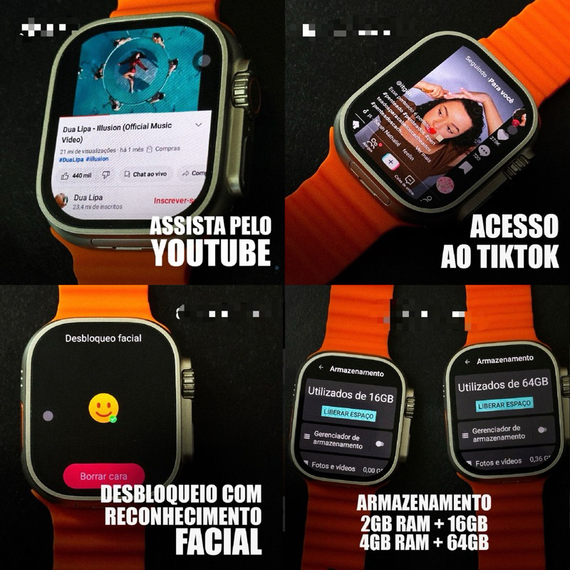 Smart Watch Horizon 4G Pro 64Gb | Shopee Brasil