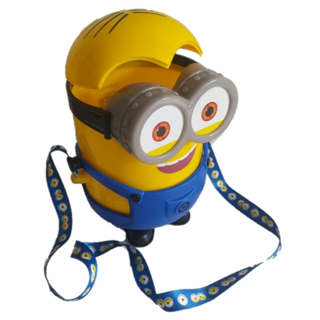 Balde Minions Cinemark formato Boneco 3d Meu Malvado Favorito 4 Pote ...