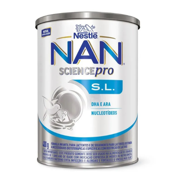 Formula Infantil Nan SL Sem Lactose 400g | Shopee Brasil