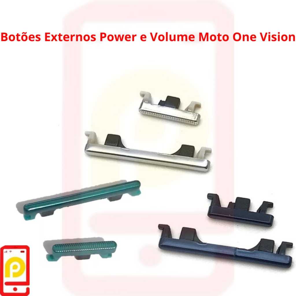 Botões Externos Power e Volume Moto One Vision #NAPORTAL | Shopee Brasil