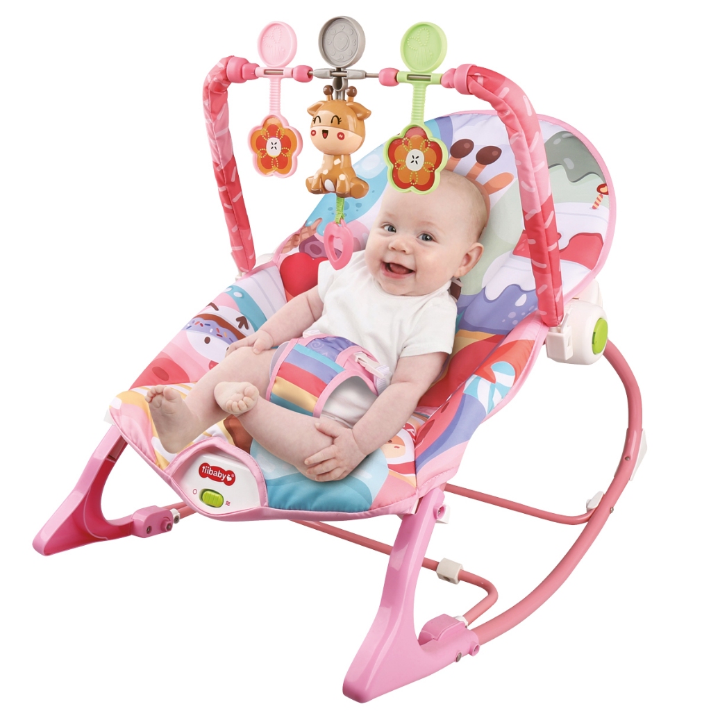 Cadeira de Descanso Musical Balanço Rocker Bambinelli 18kgs | Shopee Brasil