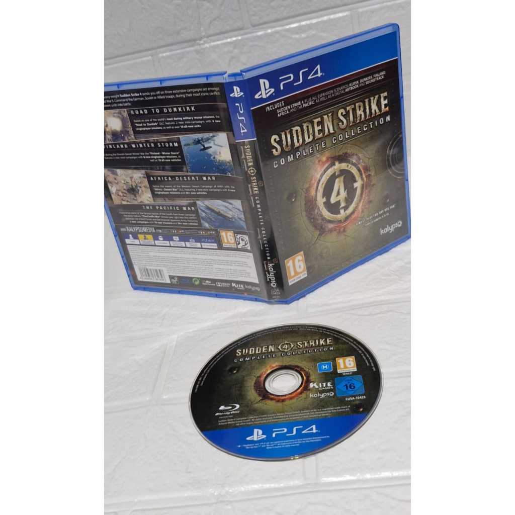 JOGO PS4 RARO SUDDEN STRIKE COLLECTION | Shopee Brasil