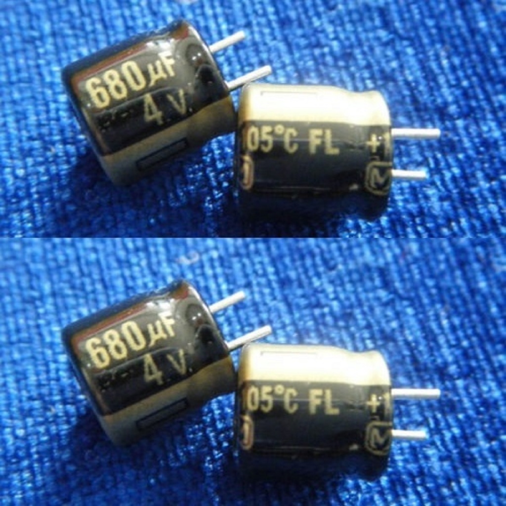 Capacitor Eletrolítico 680uf 4v 105º Kit 05 Peças Placa Mae | Shopee Brasil