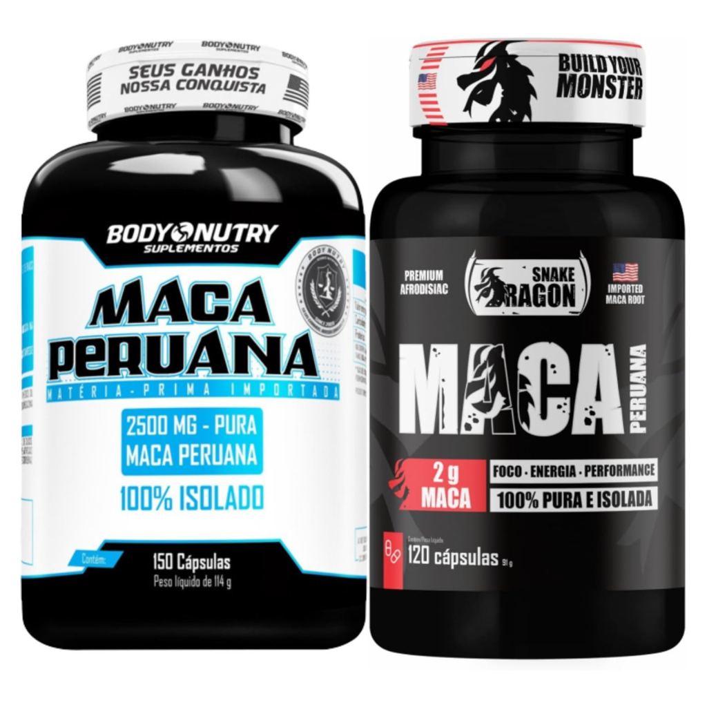 Kit Maca Peruana 150 Cápsulas + Maca Peruana Black 120 Cápsulas Pura ...