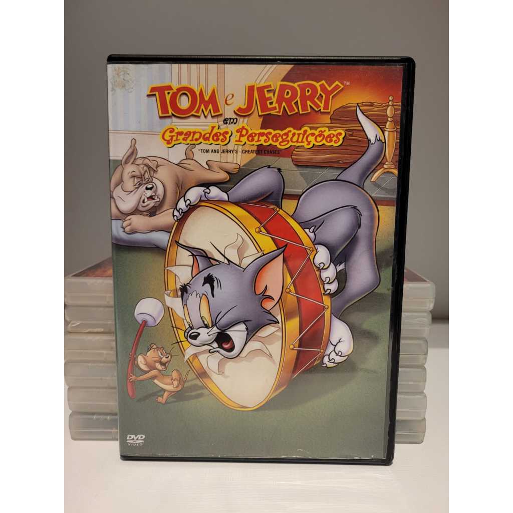 TOM E JERRY EM GRANDES PERSEGUIÇÕES (2009) - SPIKE - DVD - Original ...