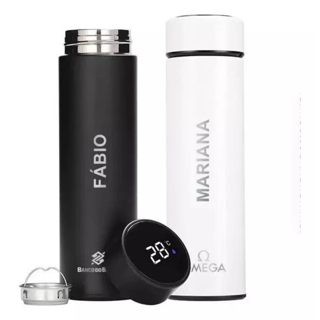 Garrafa Térmica Personalizada Nome Logo Times | Shopee Brasil