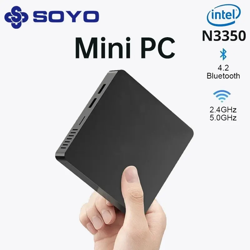 Mini Pc Soyo M2 Intel N3350, 6gb Ram, 64gb, Windows 10 Pro | Shopee Brasil