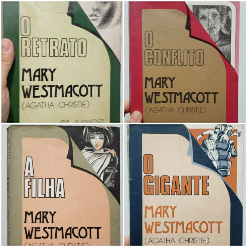 Livros da Mary Westmacott (O retrato, O conflito, A Filha e O Gigante ...