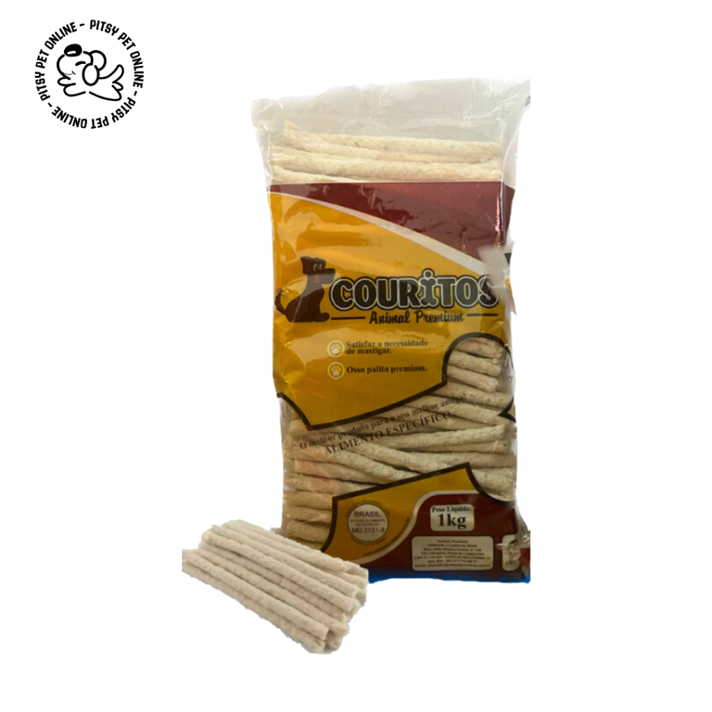 Osso para Cachorro - Natural Couro - Courito- 1kg | Shopee Brasil
