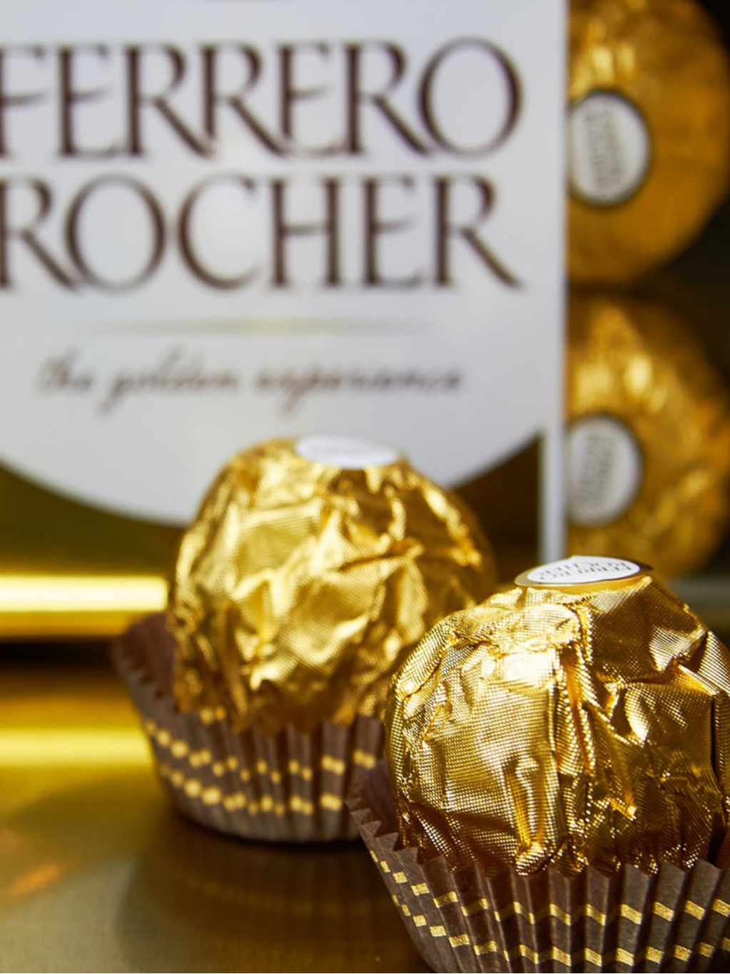 Kit 5 Caixas Bombom Ferrero Rocher Chocolate com 8 Bombons cada ...
