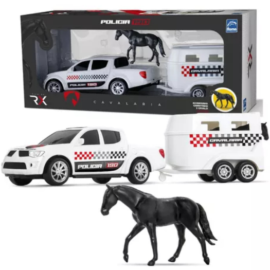 Caminhonete Viatura Trailer Cavalaria De Polícia Pick-up - Roma ...