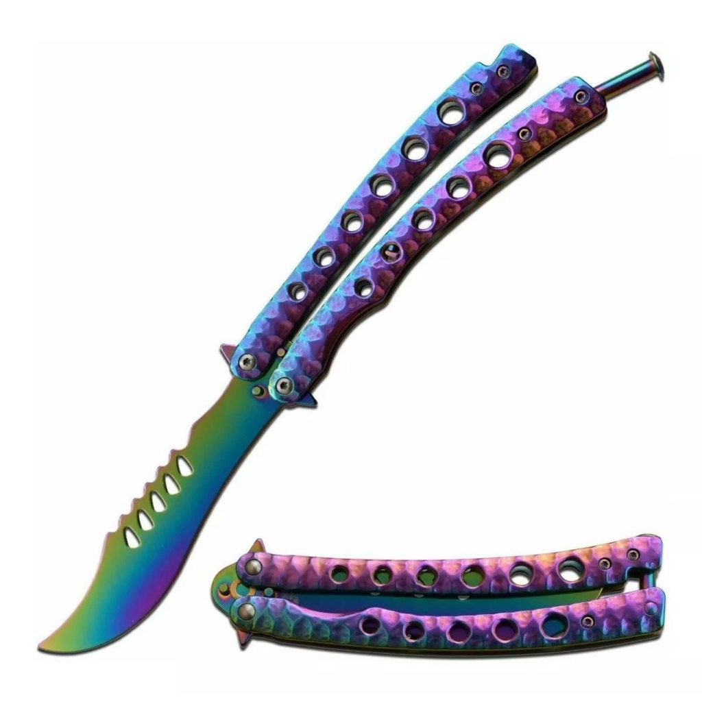 Canivete Butterfly/Borboleta Fade Decrade Knives Treino Cs Go | Shopee ...