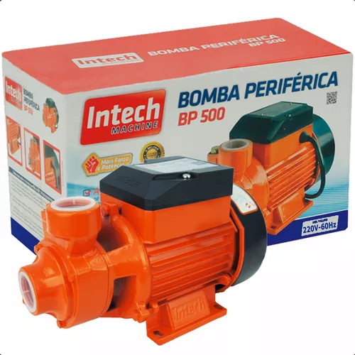 Motobomba Periférica 0,5hp Intech Machine Bp500 220v- 6 MESES DE ...
