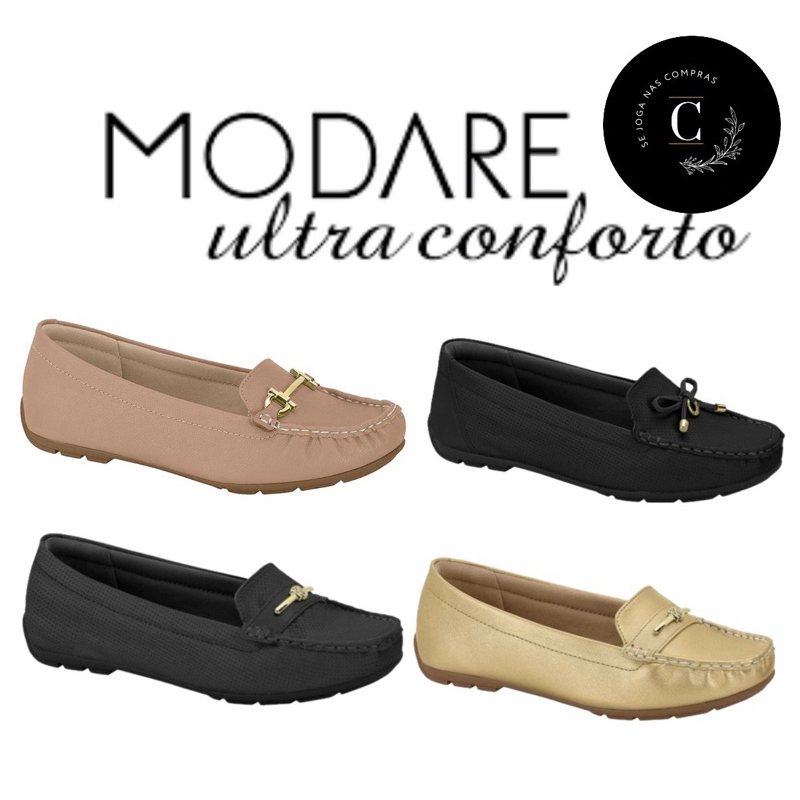 Mocassim Feminino Modare Ultraconforto ORIGINAL | Shopee Brasil