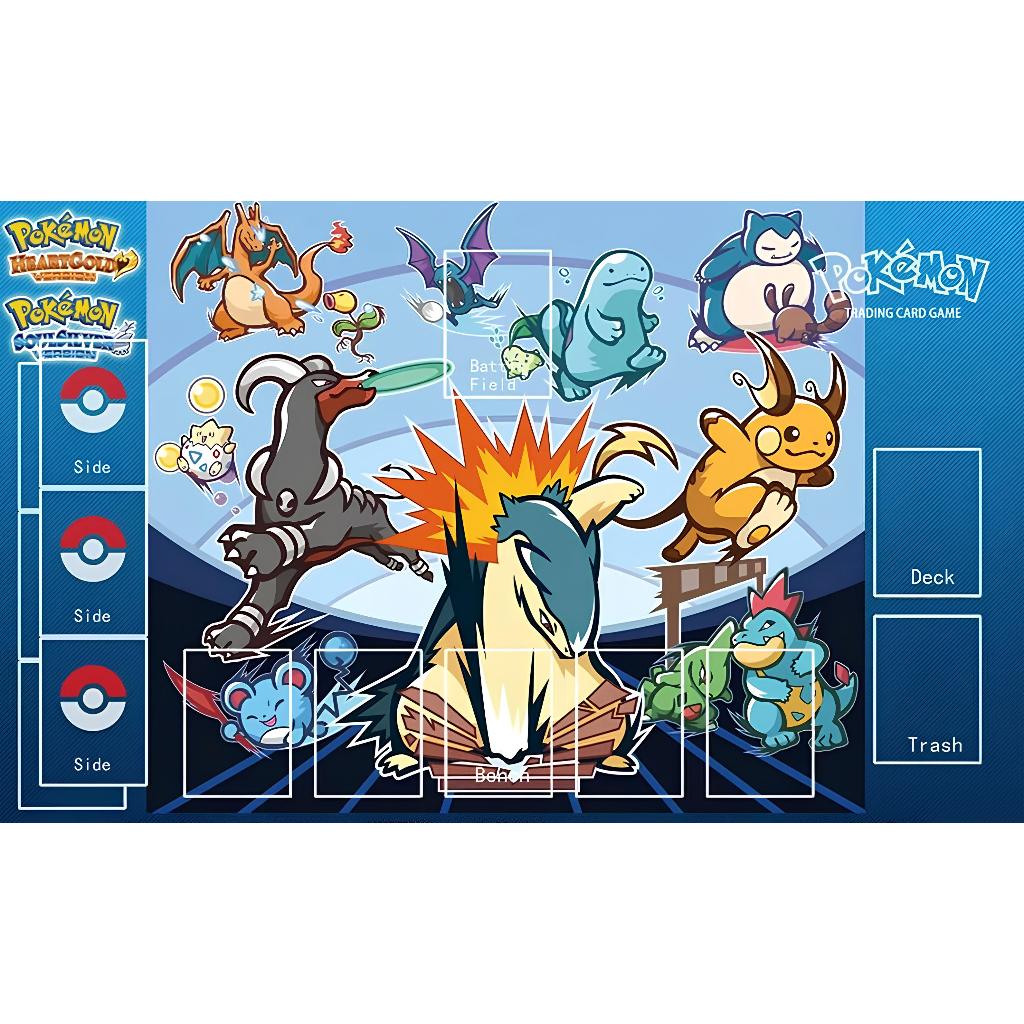 Playmat E/ou Mouse Pad Gamer Pokemon Trading Card Game (58cm x 30cm ...
