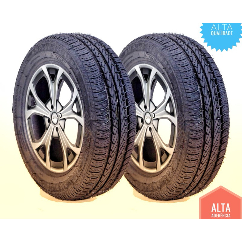Kit 2 Pneus 175/65 R14 Vipal Linha Premium Remold Com Inmetro/ Garantia Alta Qualidade | Shopee ...
