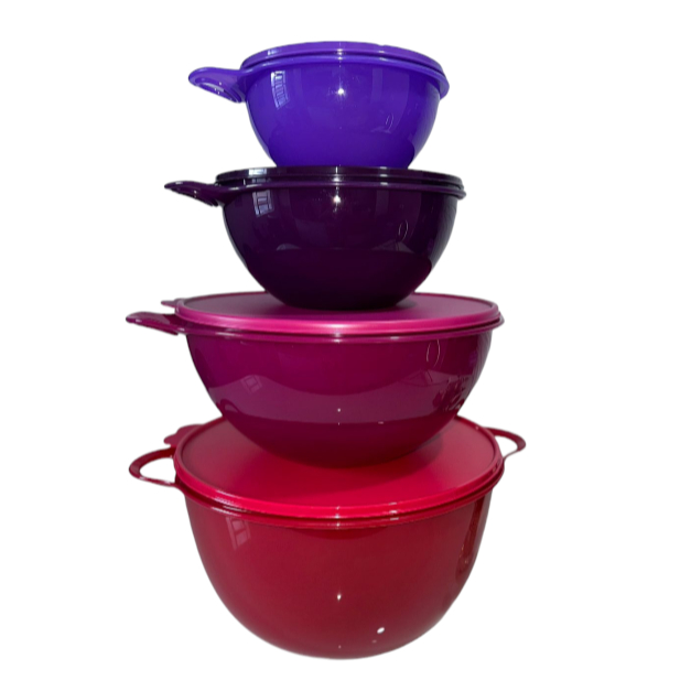 Kit Tigelas Criativa Tupperware Facilita a Preparação de Bolos, Tortas ...