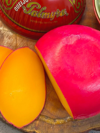 Queijo Reino Palmyra Tradicional em Lata Antiga Aproximadamente 1kg ...