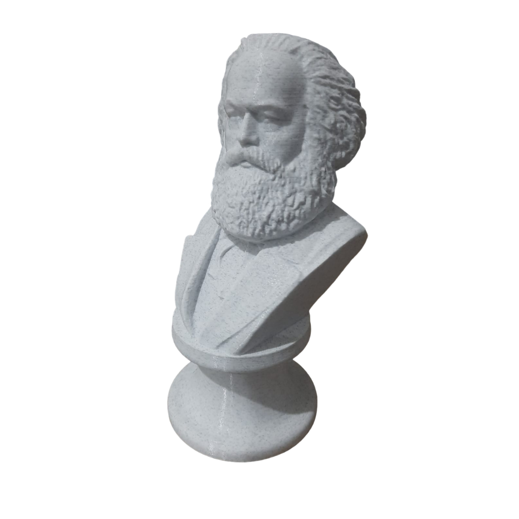 Escultura Busto Karl Marx V2 - Comunismo - Impressão 3D | Shopee Brasil