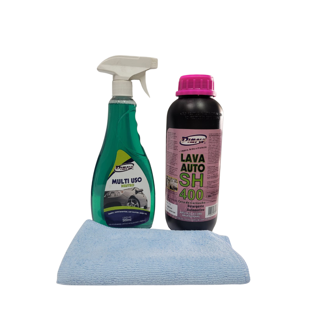 Kit Dimple Multi uso + Lava auto ultra concentrado + microfibra ...