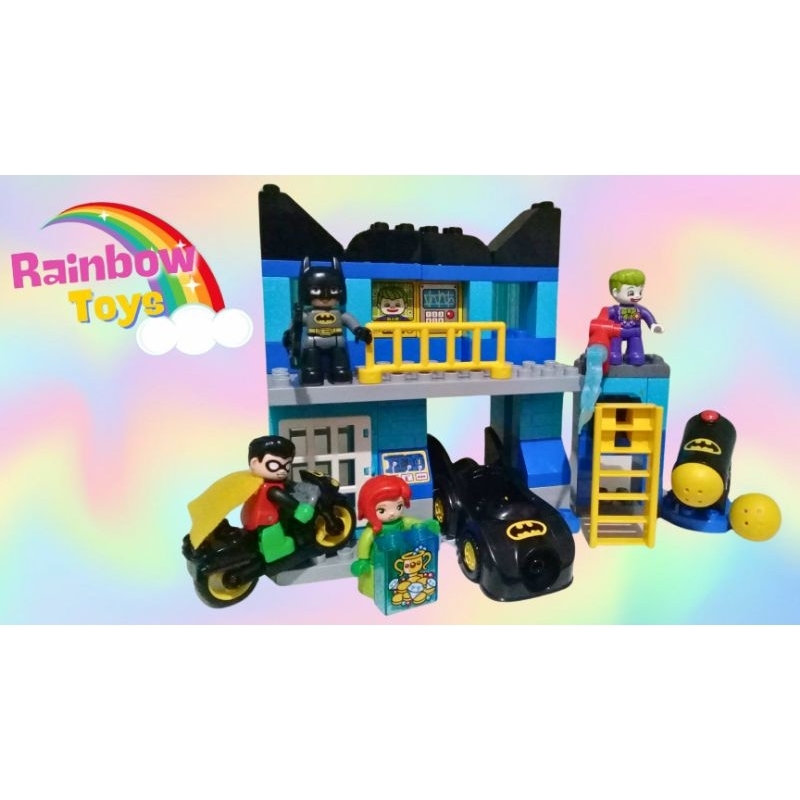 1 Brinquedo Coleção Lego Duplo- Batman -Batcave Adventure Aventura na ...