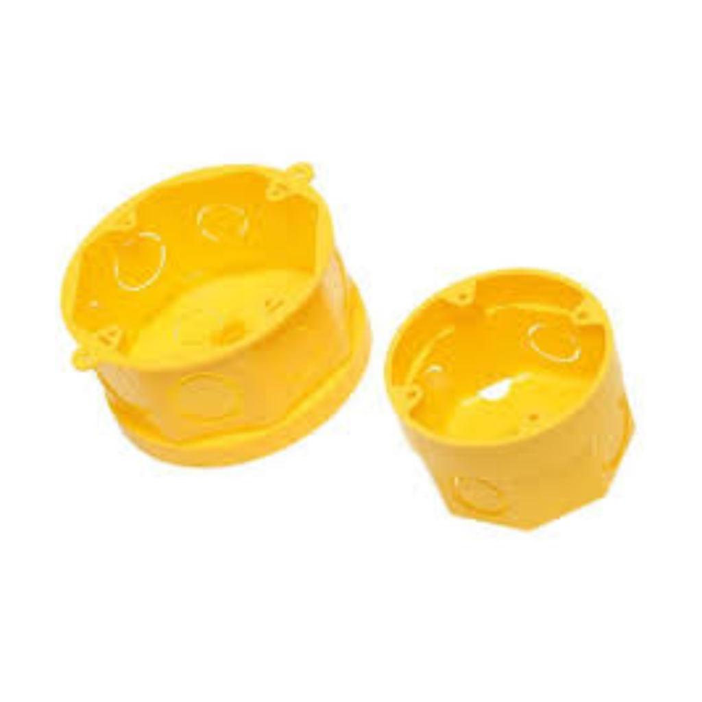 Kit 20 Caixinha de luz pvc Para Laje Octogonal 3x3 embutir | Shopee Brasil