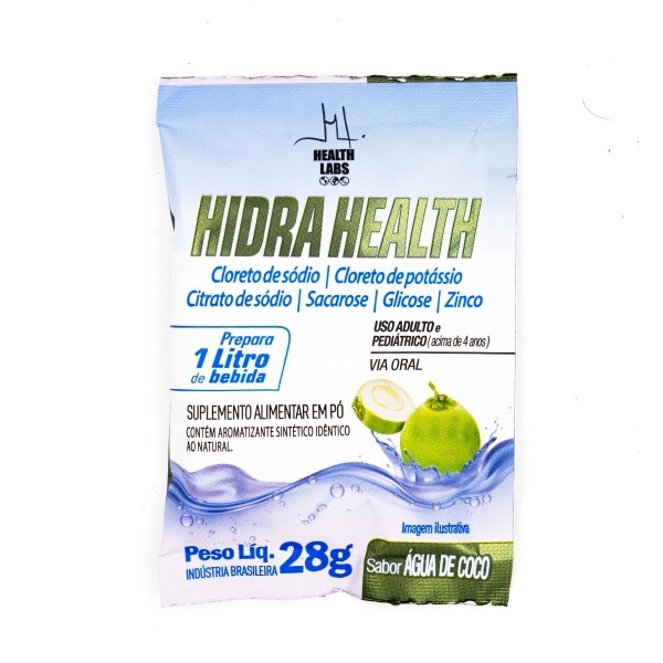 SORO DE REIDRATAÇÃO HIDRA HEALTH (CADA SACHÊ RENDE 1 LITRO) | Shopee Brasil