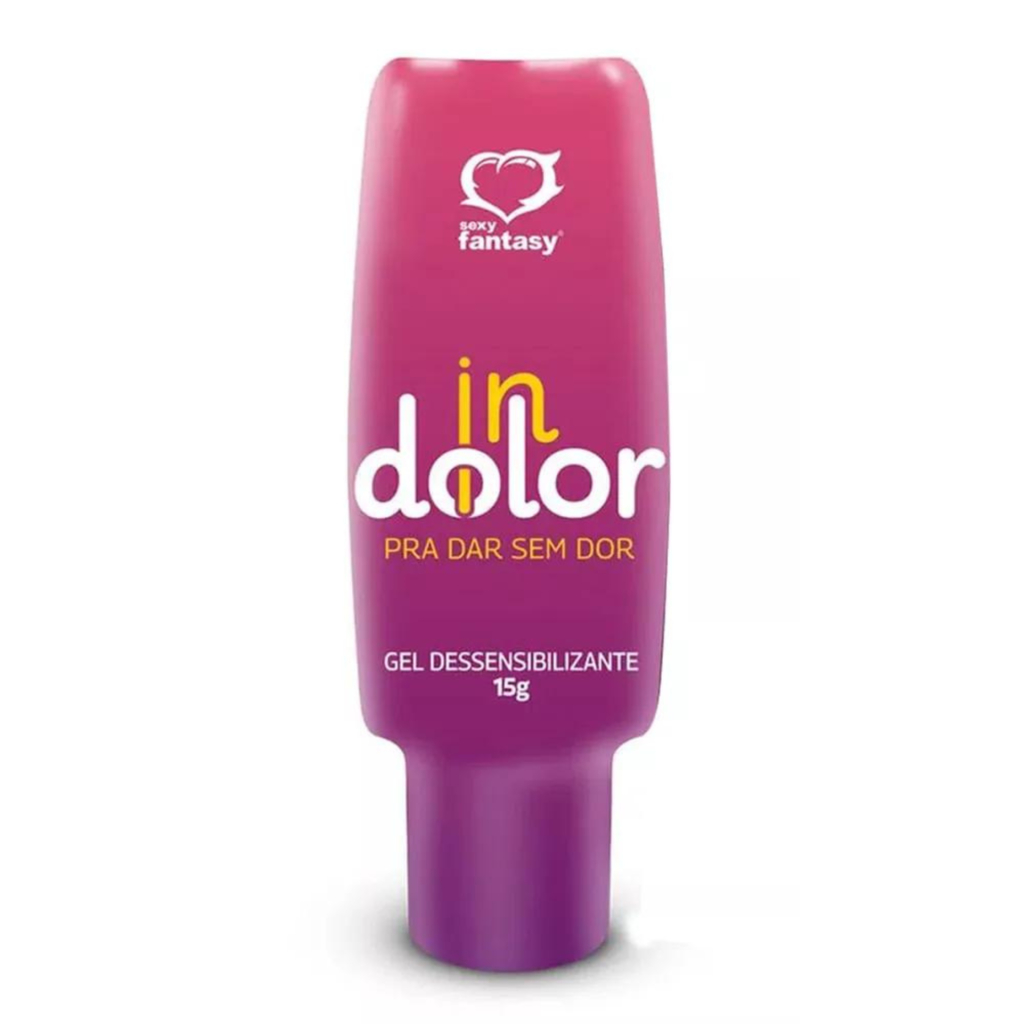 Gel Lubrificante Indolor Dessensibilizante Facilitador Anal 15g ...